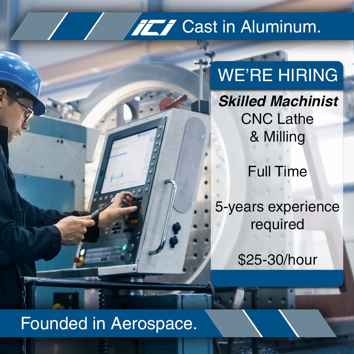 Machinist Wanted for CNC Lathe and Milling Operations - Integra-Cast, Inc.