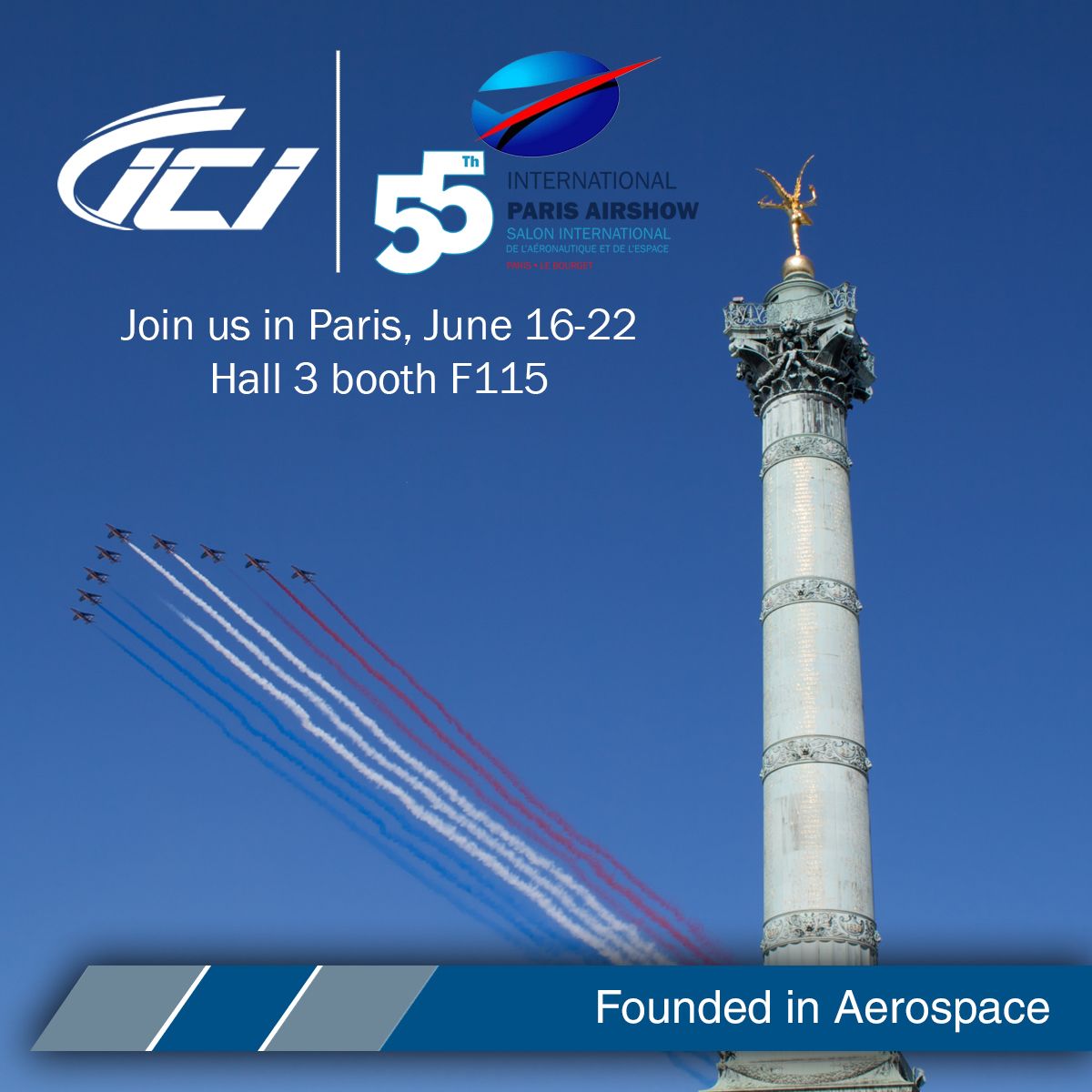 Join Integra-Cast at the Paris Air Show June 16-22 - Integra-Cast, Inc.