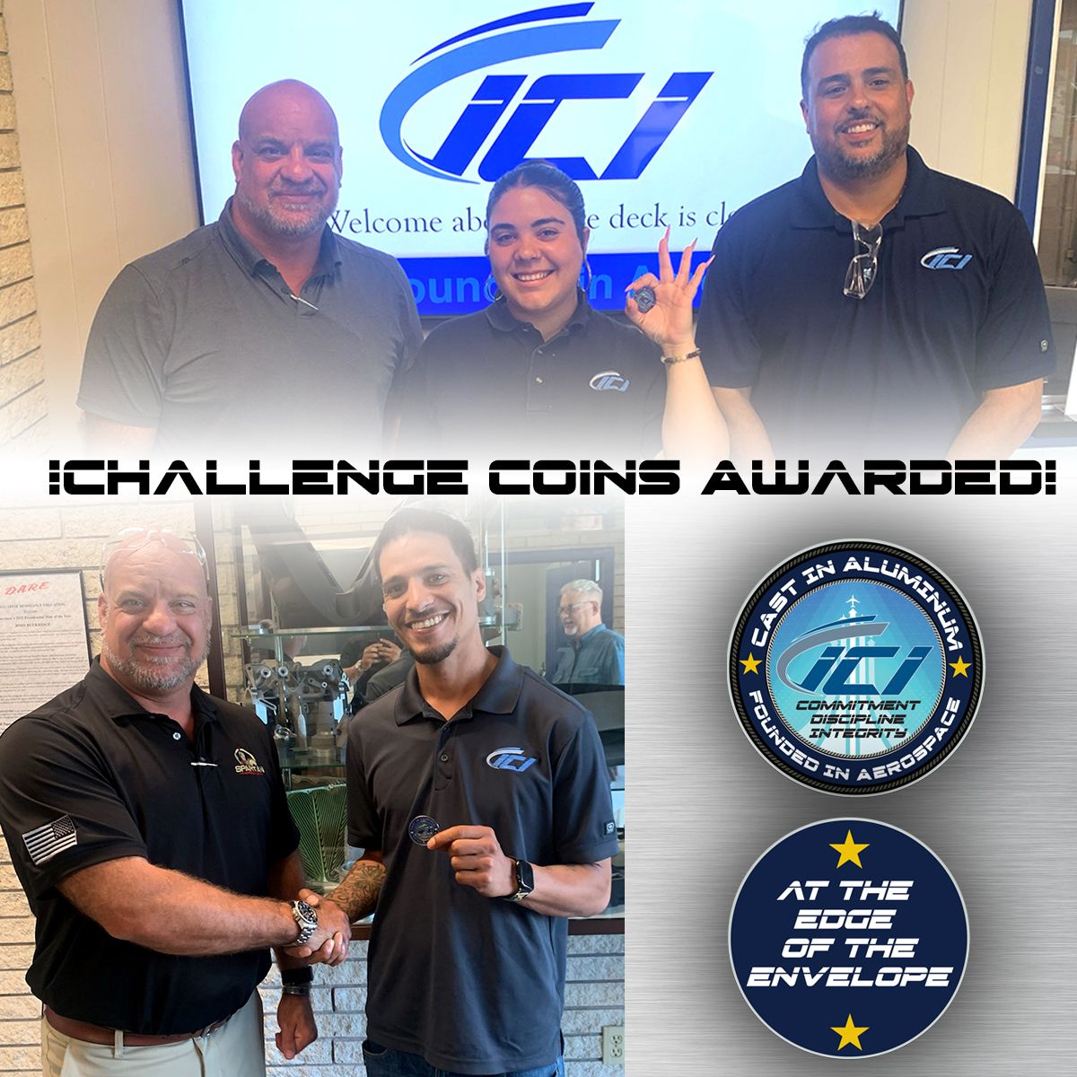 Honoring Excellence with the Challenge Coin - Integra-Cast, Inc.