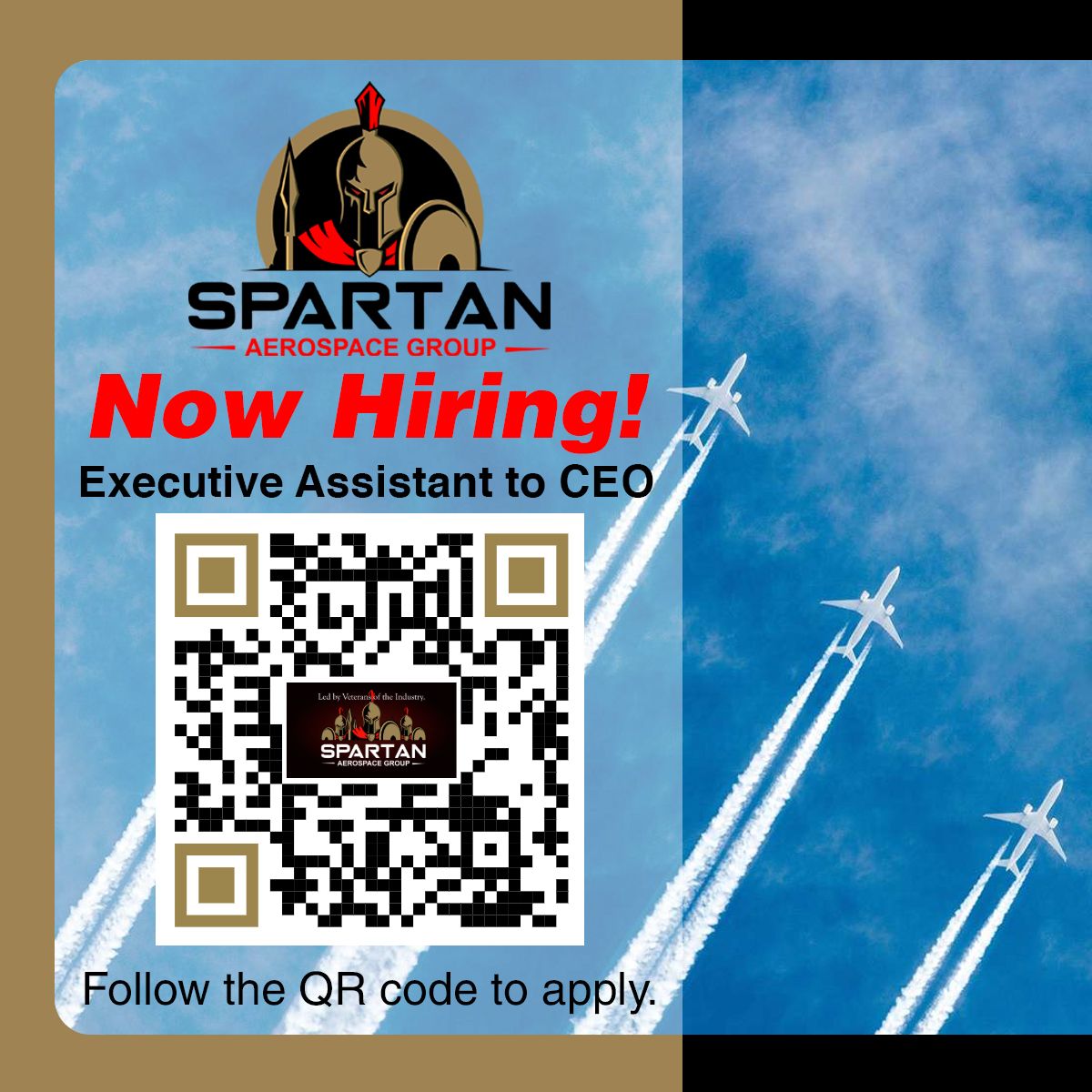 Now Hiring Executive Assistant at Spartan Aerospace Group - Integra ...